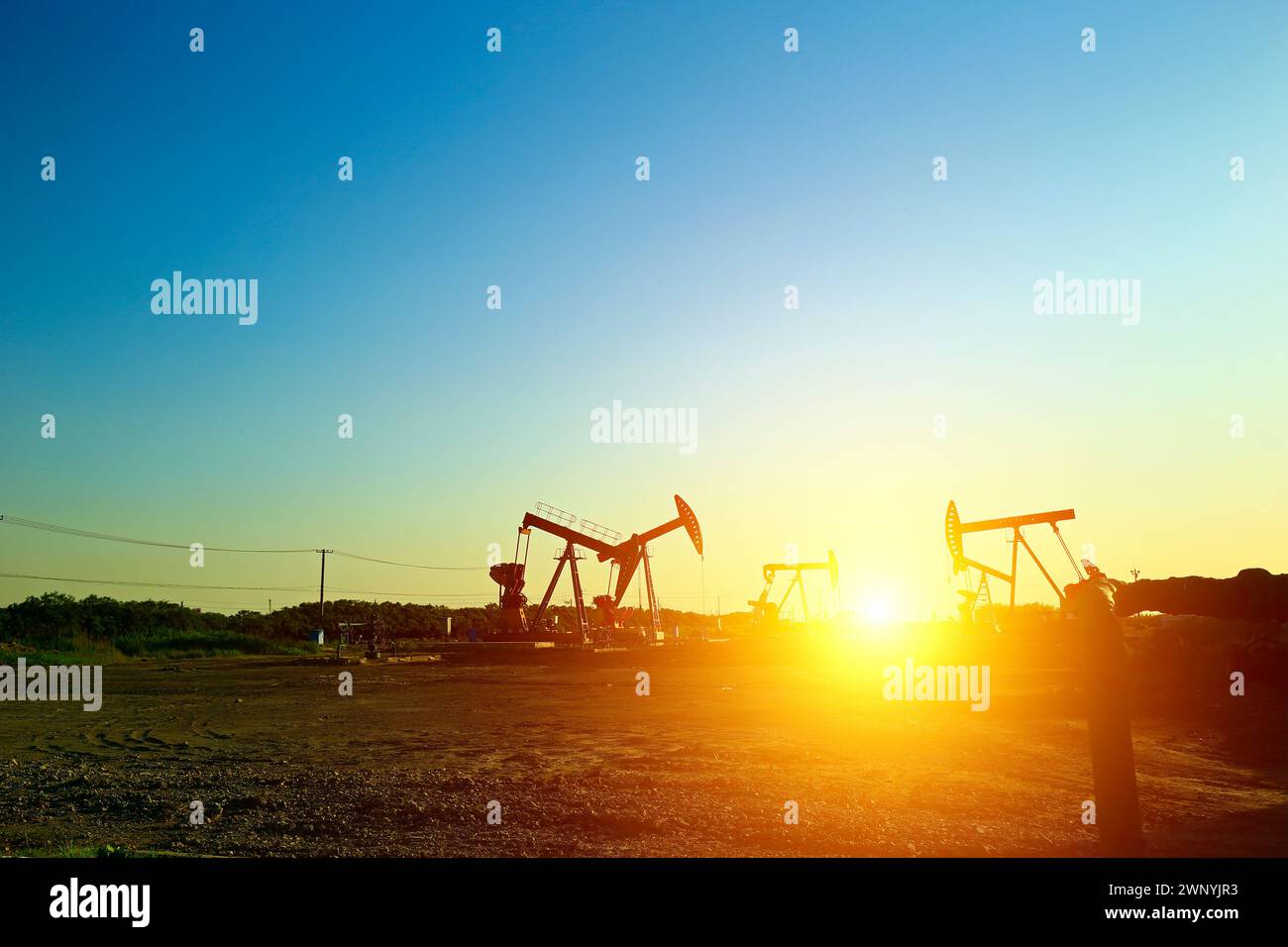 The oil pump, industrial equipment Stock Photo - Alamy