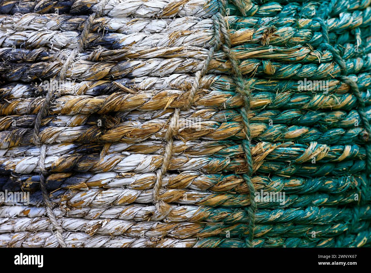 The background of the grass weaving Stock Photo - Alamy