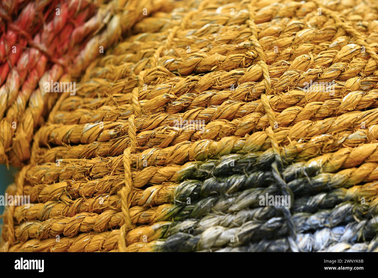 The background of the grass weaving Stock Photo - Alamy