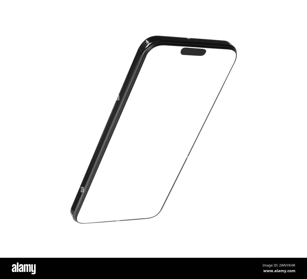 Mockup cellphone display blank Black and White Stock Photos & Images ...