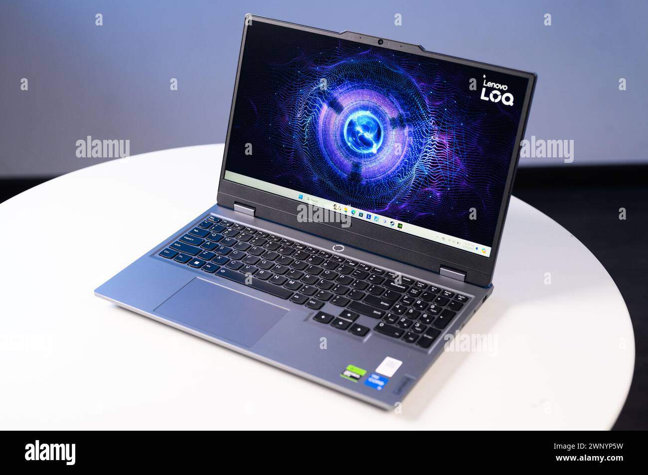 HCMC, VN - Mar 2024. Lenovo LOQ15IRX9 Laptop for editorial use only ...