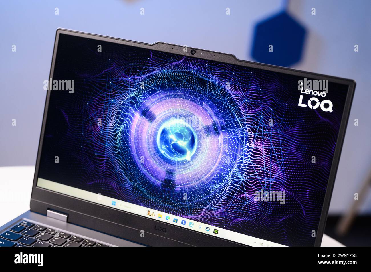 HCMC, VN - Mar 2024. Lenovo LOQ15IRX9 Laptop for editorial use only ...