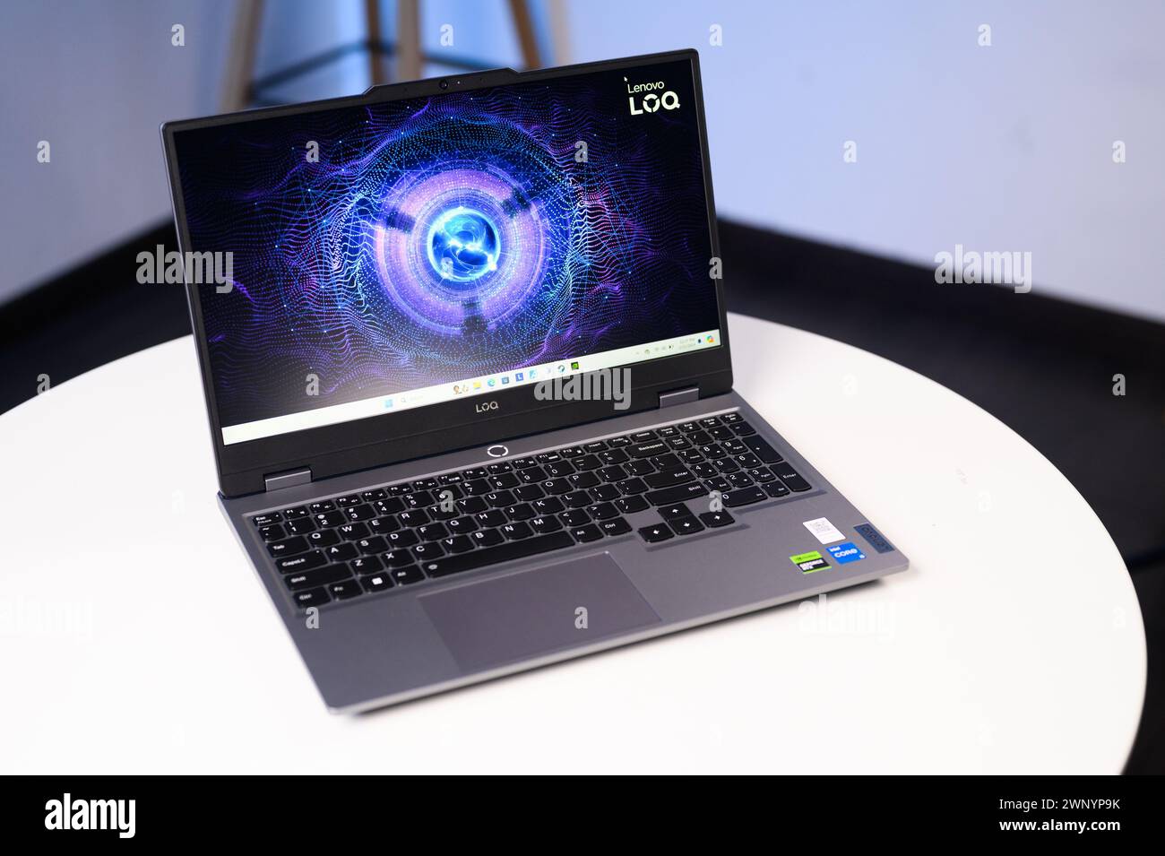 HCMC, VN - Mar 2024. Lenovo LOQ15IRX9 Laptop for editorial use only ...