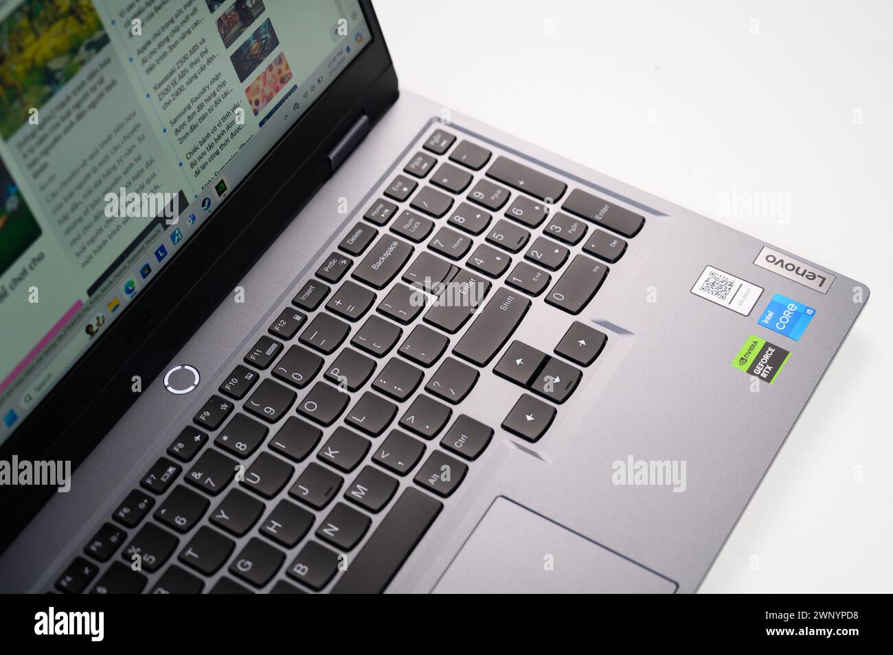 HCMC, VN - Mar 2024. Lenovo LOQ15IRX9 Laptop for editorial use only ...