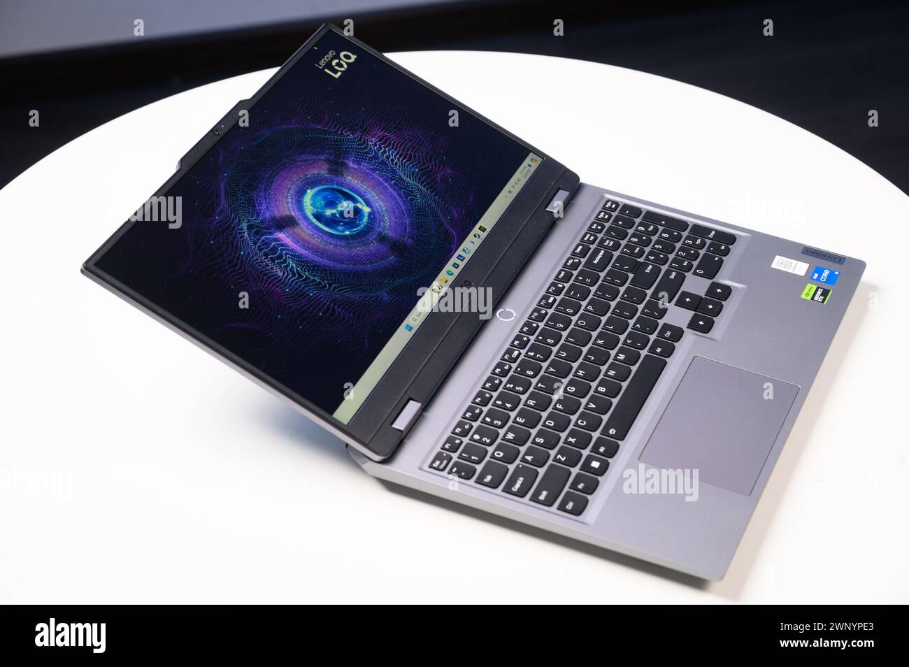 HCMC, VN - Mar 2024. Lenovo LOQ15IRX9 Laptop for editorial use only ...