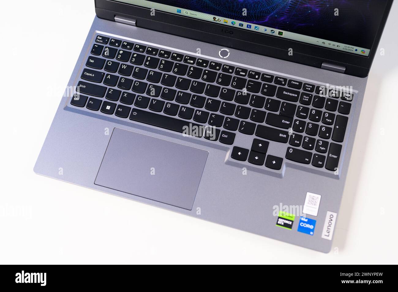 HCMC, VN - Mar 2024. Lenovo LOQ15IRX9 Laptop for editorial use only ...