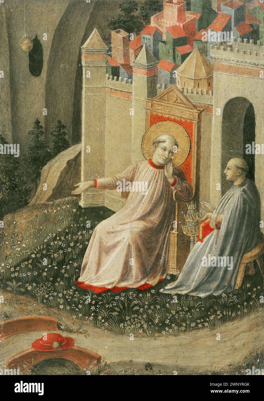 A painting of Pope Gregory I (also known as Saint Gregory the Great ...