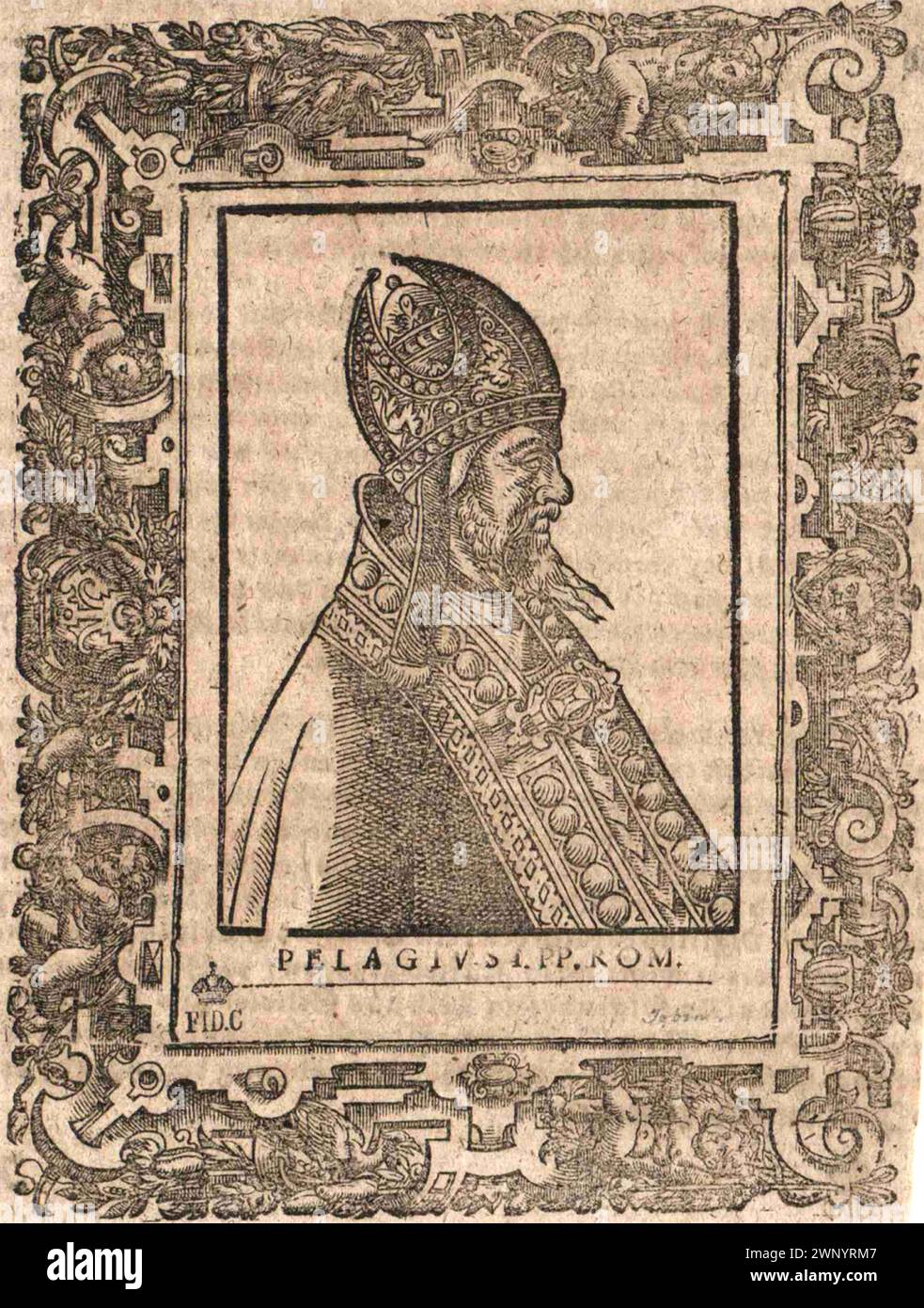 Pope pelagius the first hi-res stock photography and images - Alamy