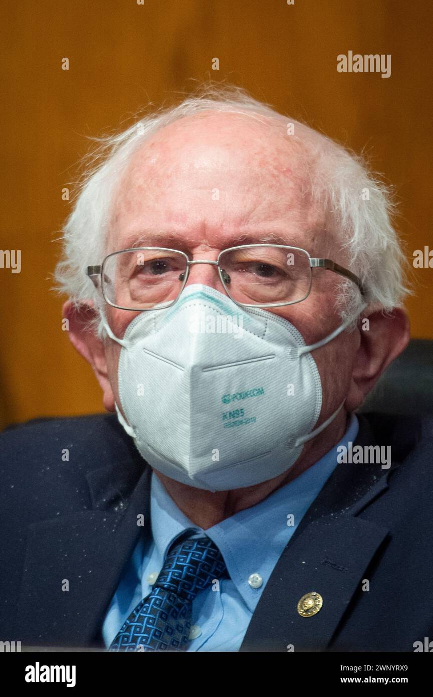 United States Senator Bernie Sanders (Independent of Vermont), Chair ...