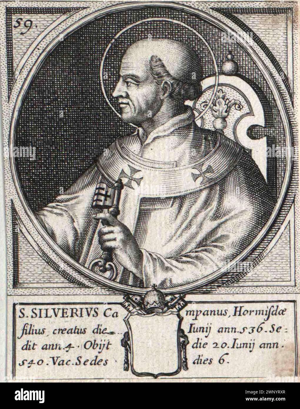 St silverius hi-res stock photography and images - Alamy