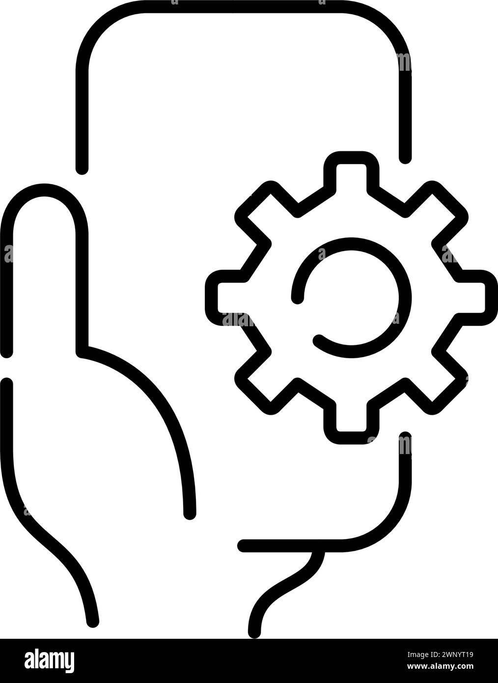 Connected home concept. Automated smart home configuration app. Pixel ...