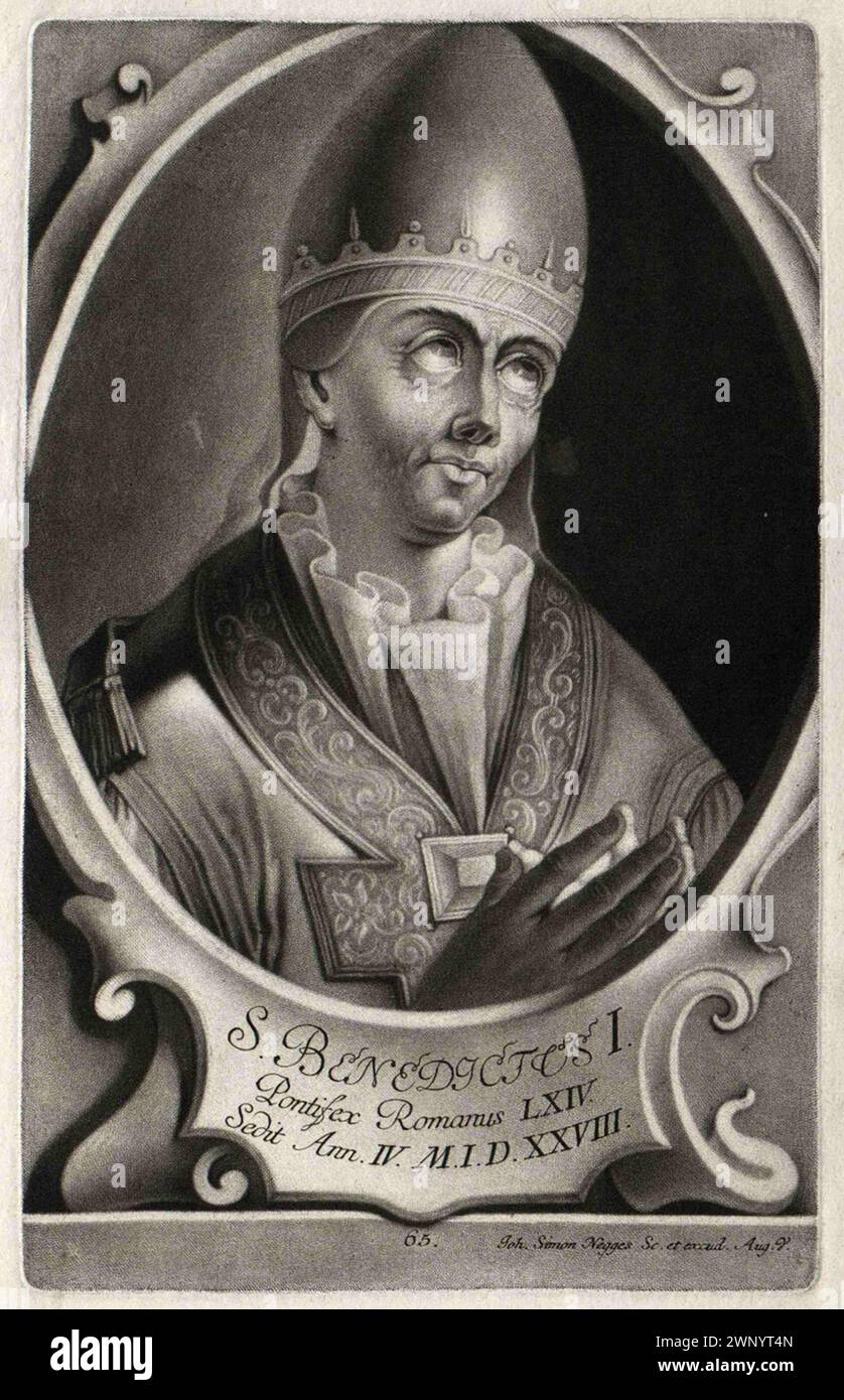 St benedict the first hi-res stock photography and images - Alamy