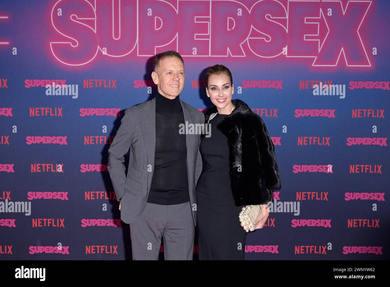 Rome, Italy. 04th Mar, 2024. Rocco Siffredi (l) and Rosa Caracciolo (r ...