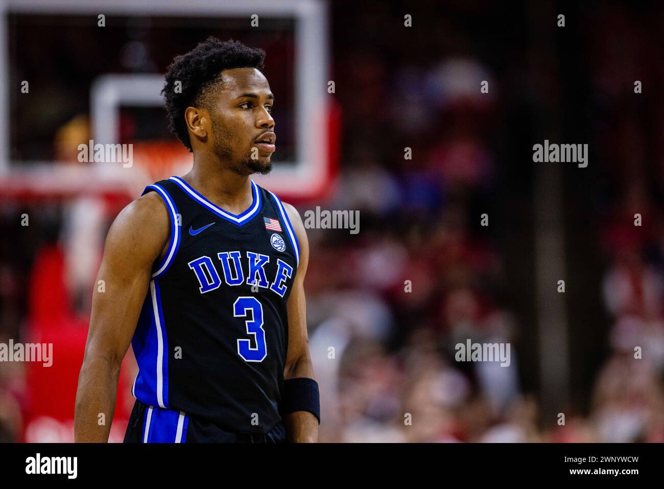 Raleigh, NC, USA. 04th Mar, 2024. Duke Blue Devils guard Jeremy Roach ...