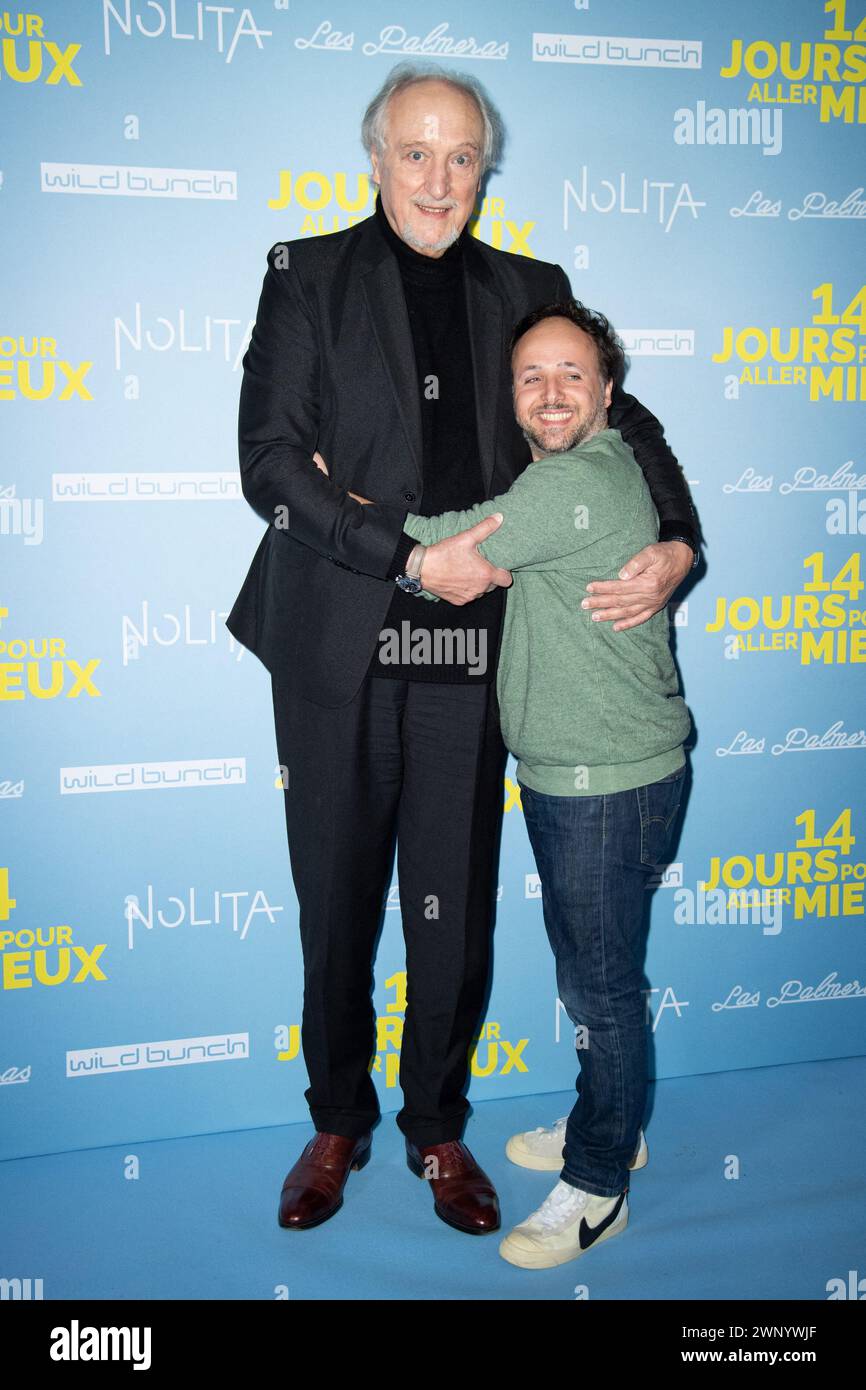Paris, France. 04th Mar, 2024. Bernard Farcy and Romain Lancry ...