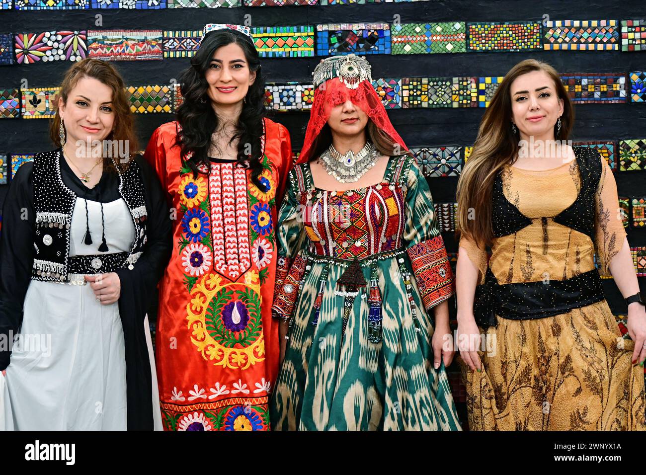 Chiswick Town Hall, London, UK. 4th March 2024: Fashion Show by refugee ...