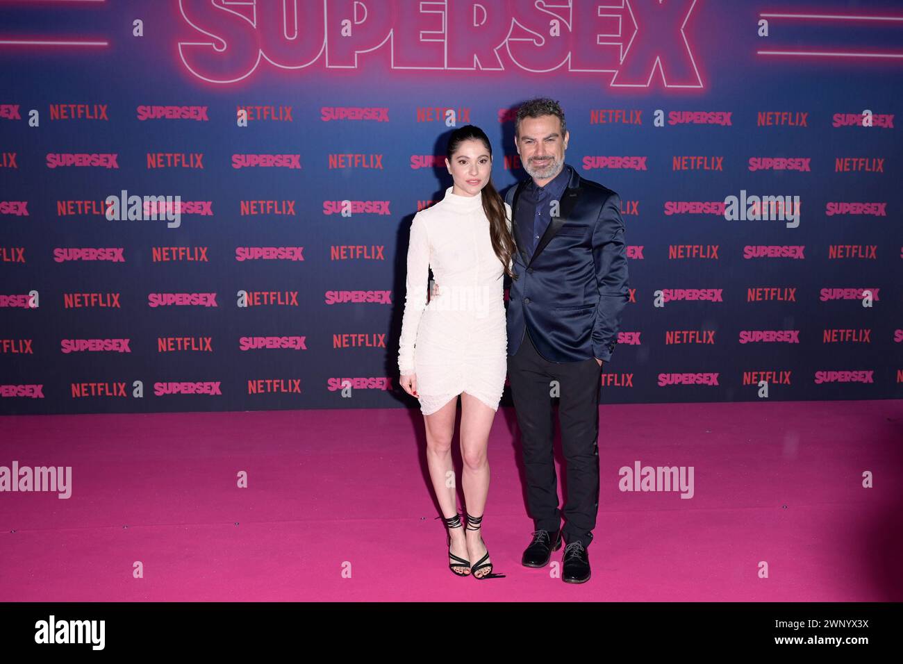 Rome, Italy. 04th Mar, 2024. Eva Cela (l) and Andrea Perroni (r) attend ...