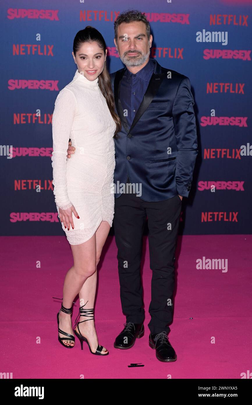 Rome, Italy. 04th Mar, 2024. Eva Cela (l) and Andrea Perroni (r) attend ...
