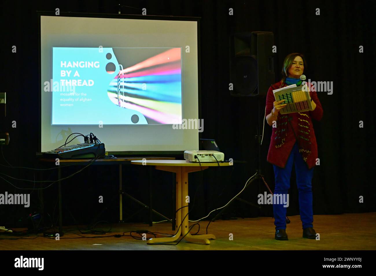 Chiswick Town Hall, London, UK. 4th March 2024: Speaker Tamara Froud ...