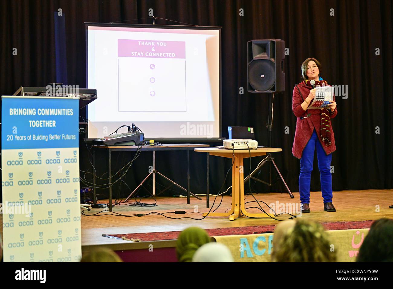 Chiswick Town Hall, London, UK. 4th March 2024: Speaker Tamara Froud ...