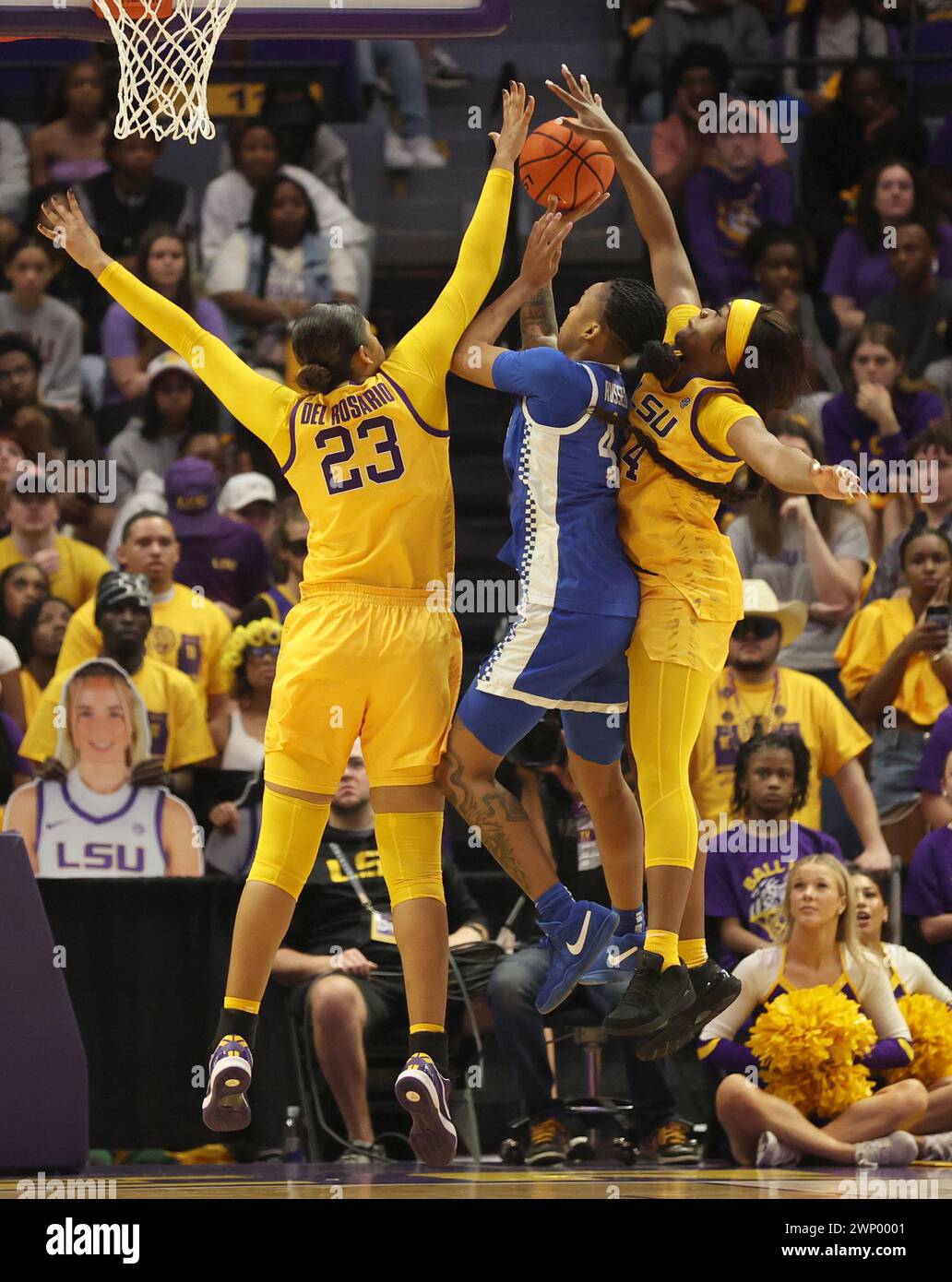 Baton Rouge, USA. 03rd Mar, 2024. Kentucky Wildcats guard Eniya Russell ...