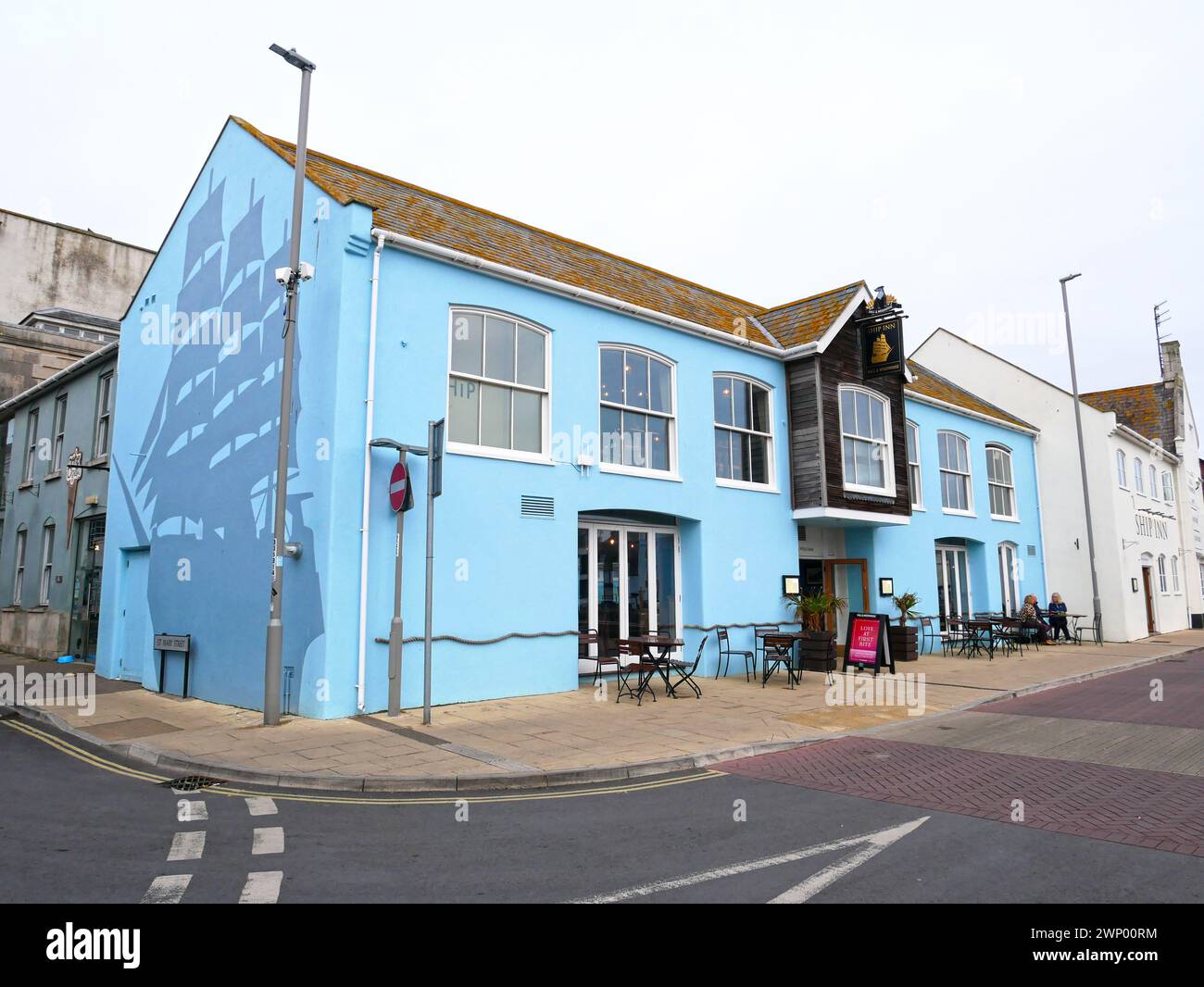 The Ship Inn on Custom Road in Weymouth Old Town, Dorset, England ...