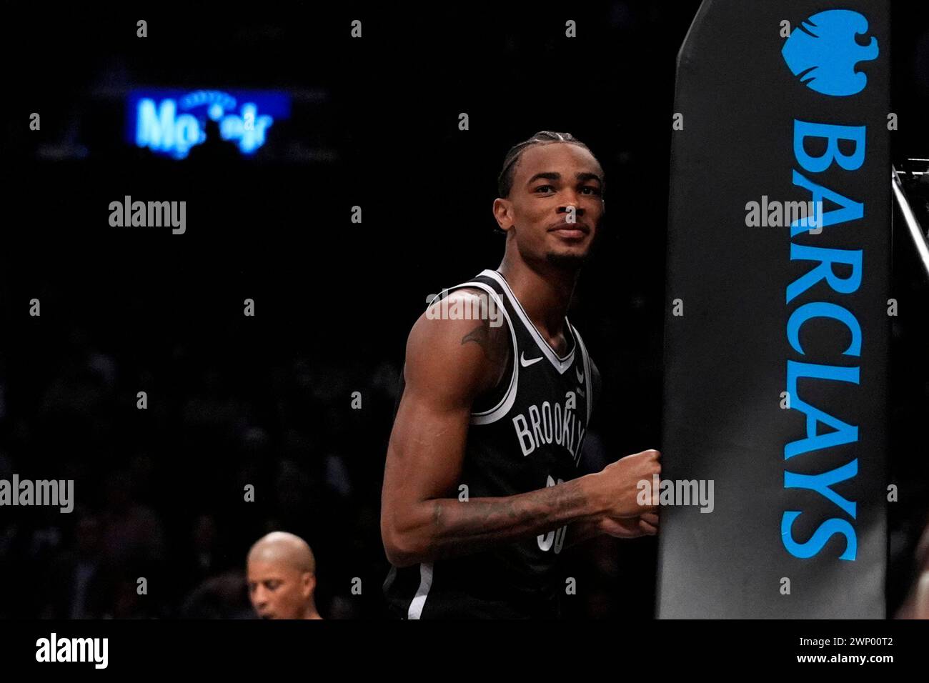Brooklyn Nets' Nic Claxton (33) during the first half of an NBA ...