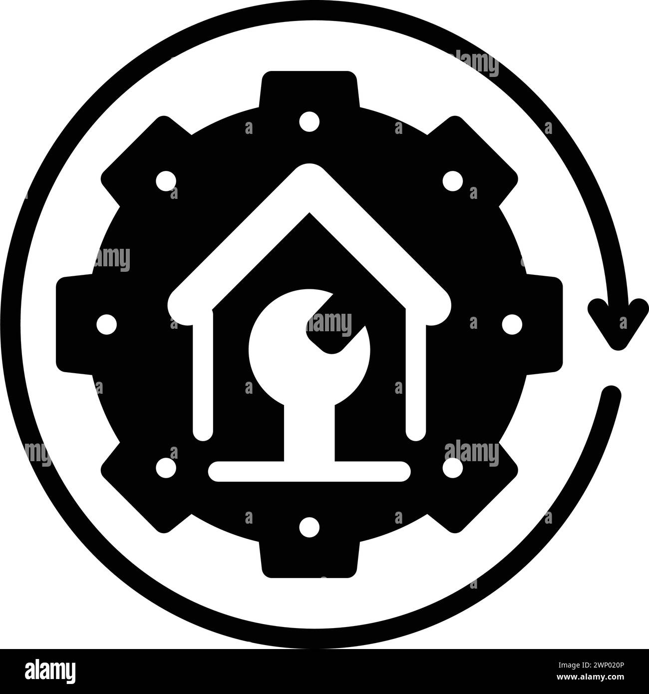 Renewal house Black and White Stock Photos & Images - Alamy