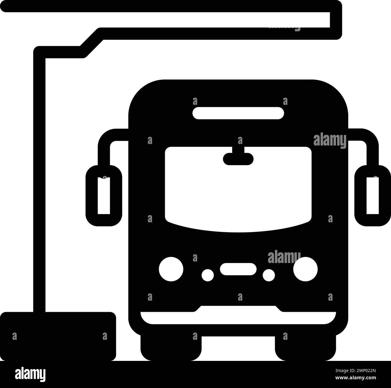 Icon for transit,bus stop Stock Vector Image & Art - Alamy