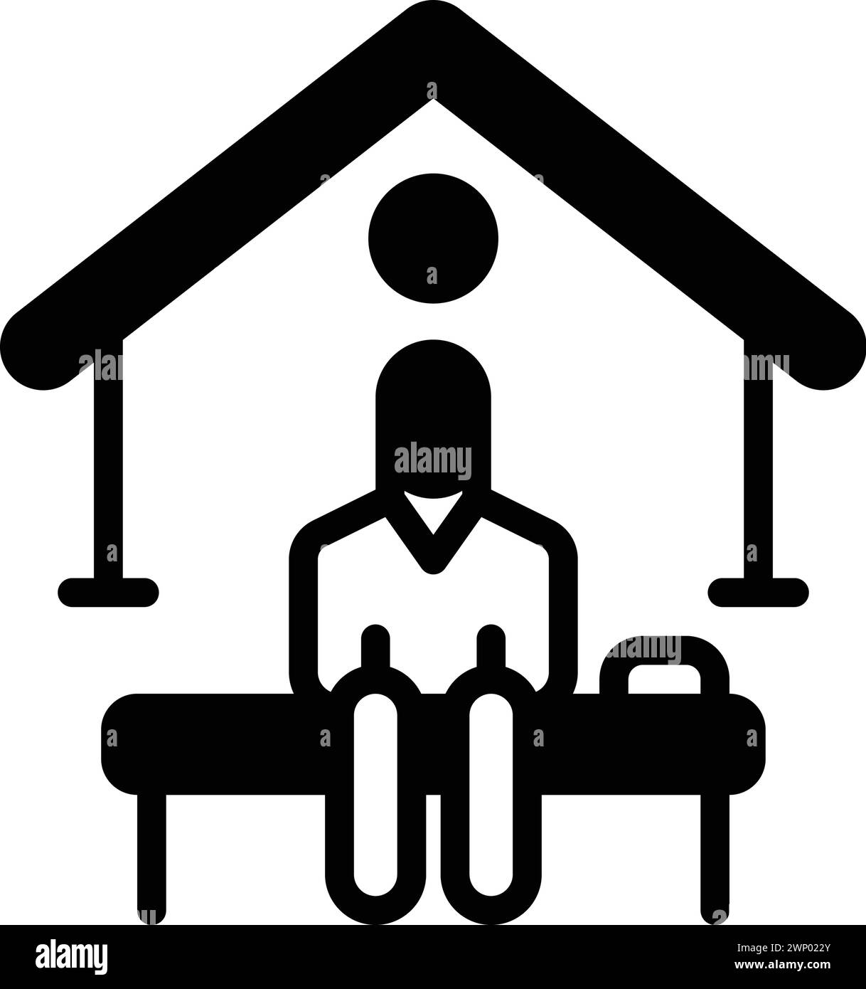 Solitude loneliness isolation Black and White Stock Photos & Images - Alamy