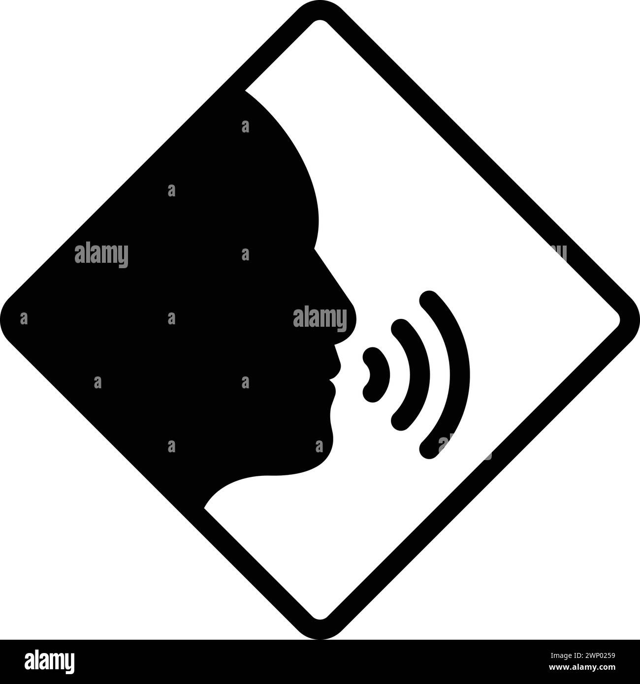 Icon for speak,convey Stock Vector Image & Art - Alamy