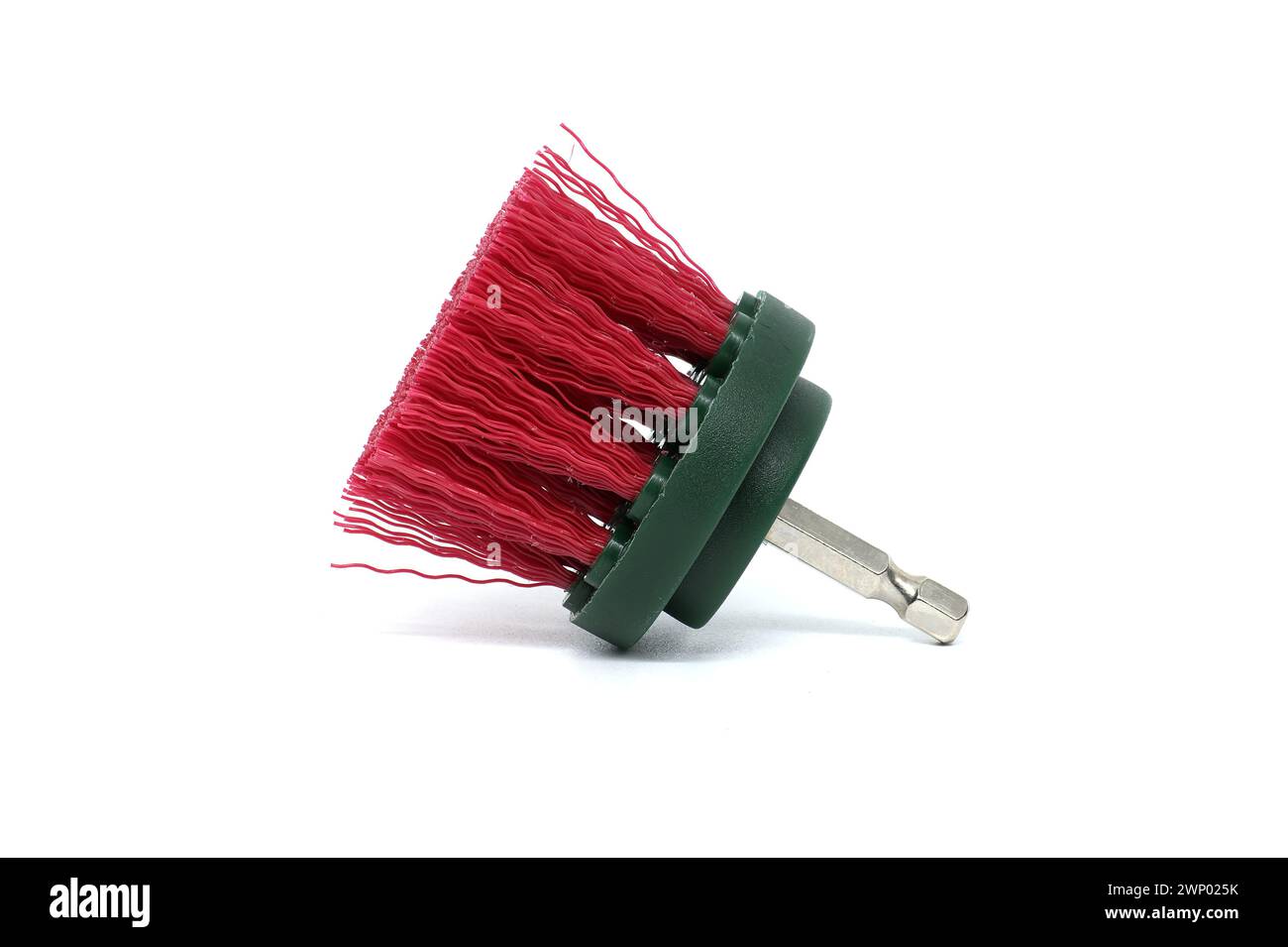 Brush attachments with an hexagonal shalf suitable for bit holder ...