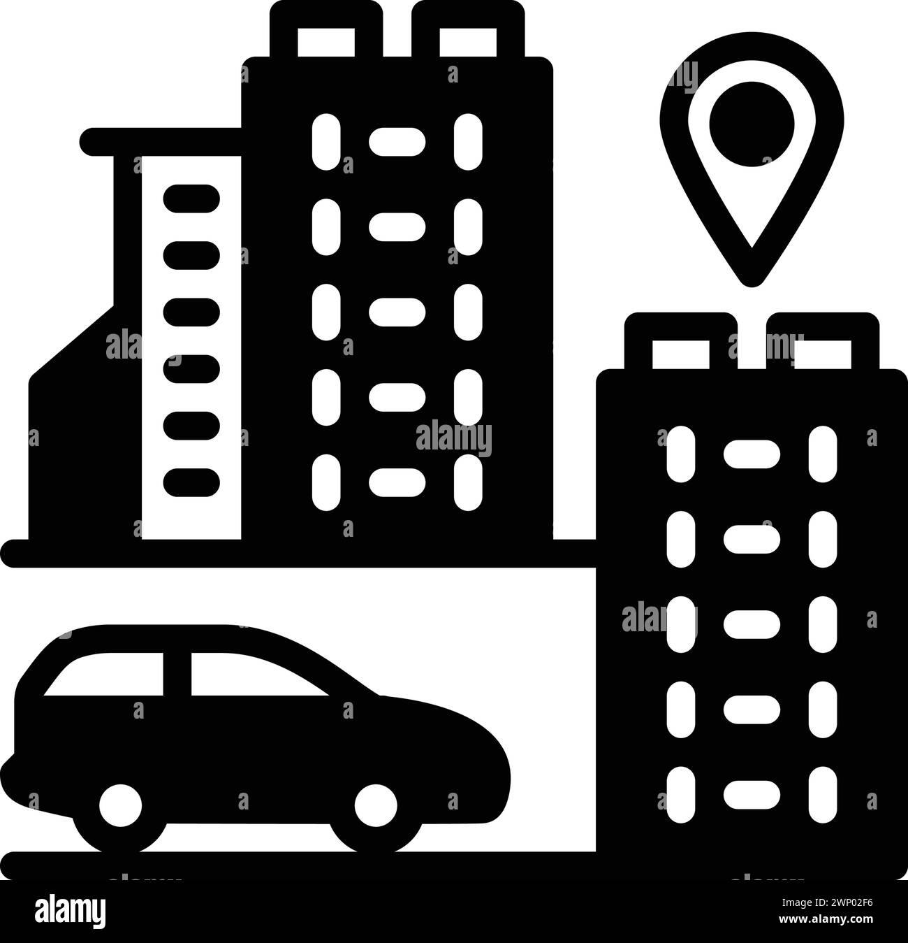 Nearest building Stock Vector Images - Alamy