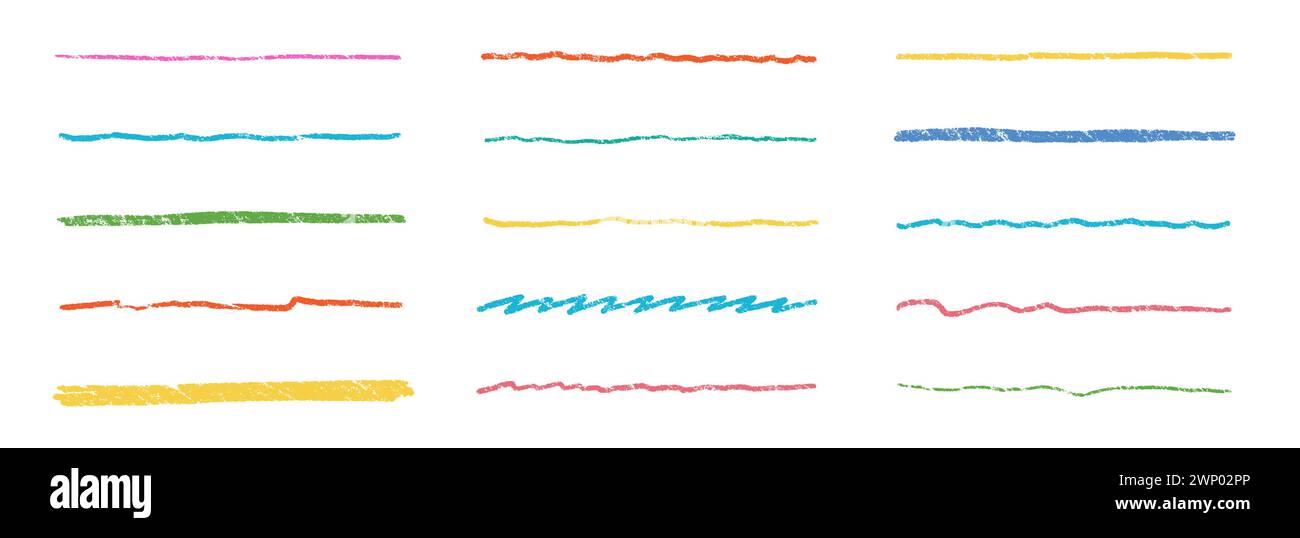 Crayon Scribble Border