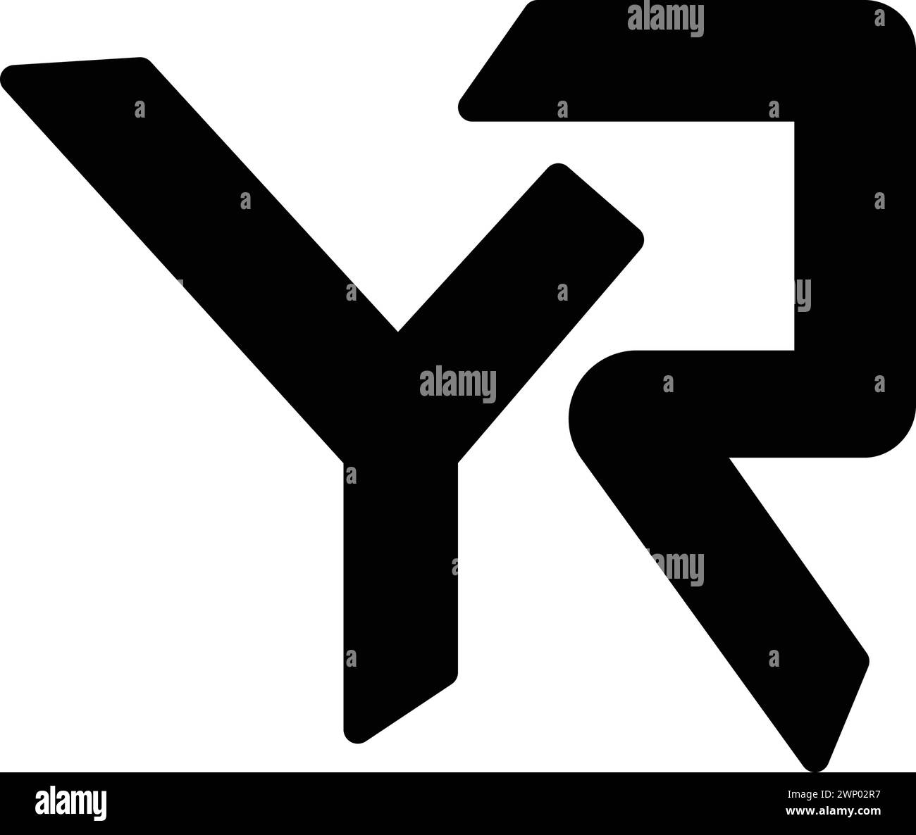 Alphabets vector Black and White Stock Photos & Images - Alamy