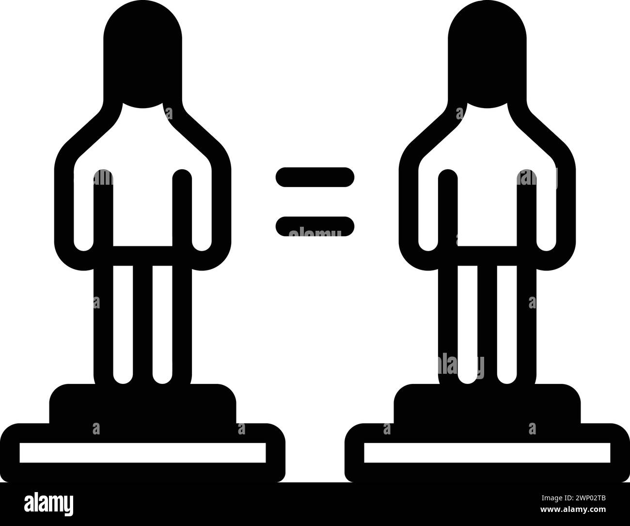 Indistinguishable sign Stock Vector Images - Alamy