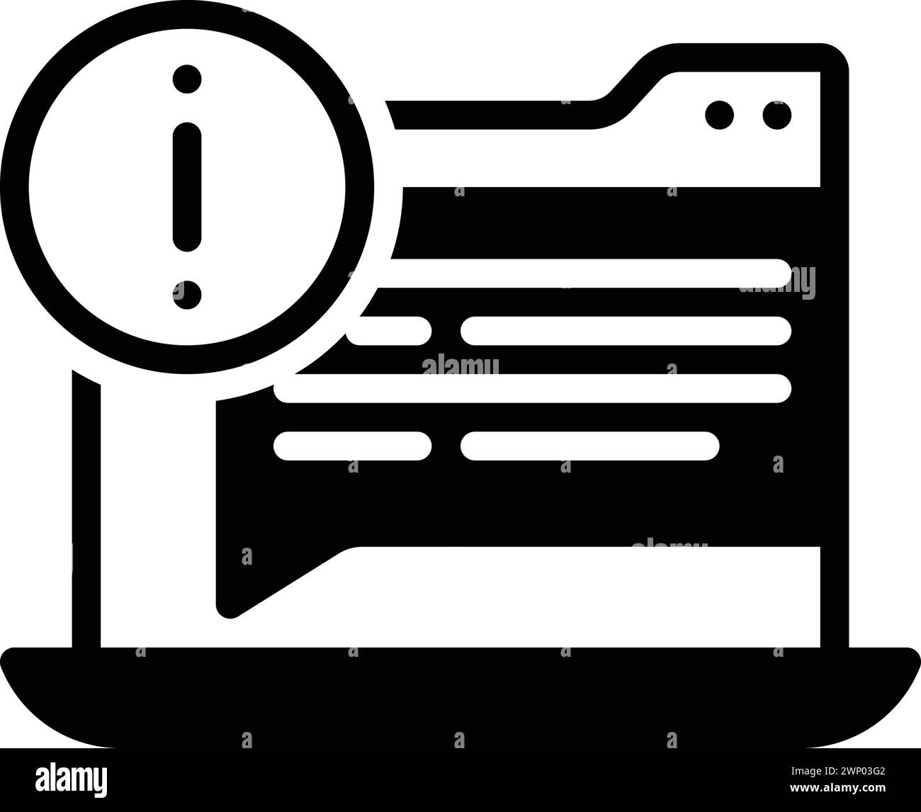 Icon for disclaimer,refusal Stock Vector Image & Art - Alamy