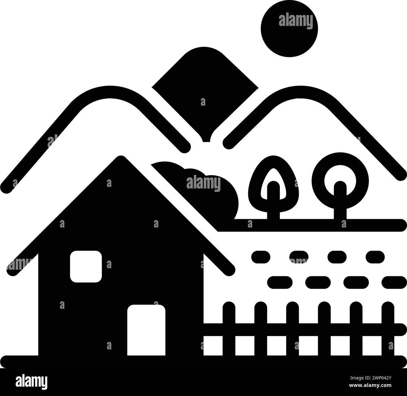 Rural area Stock Vector Images - Alamy