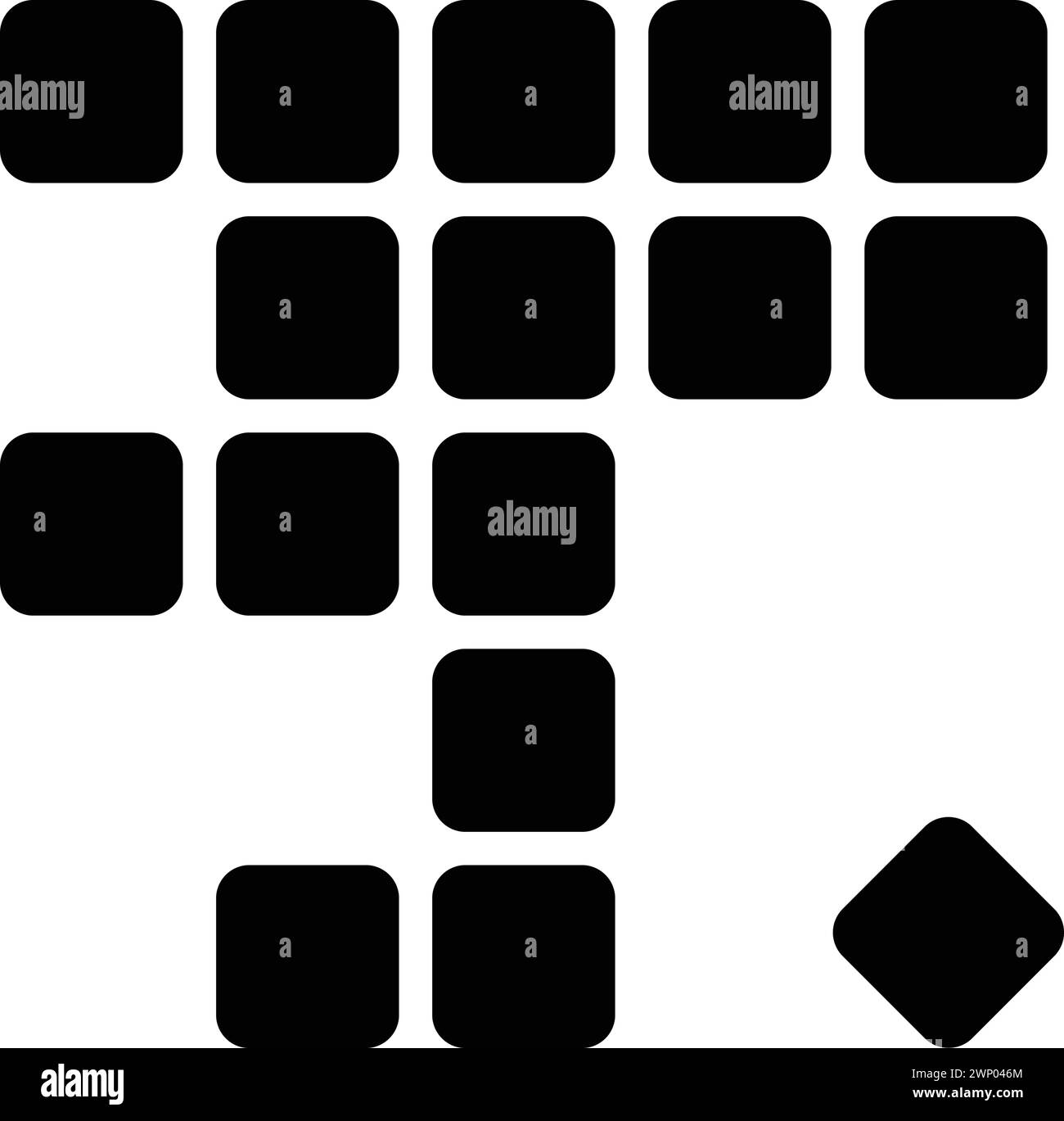 Scrabble blocks Black and White Stock Photos & Images - Alamy