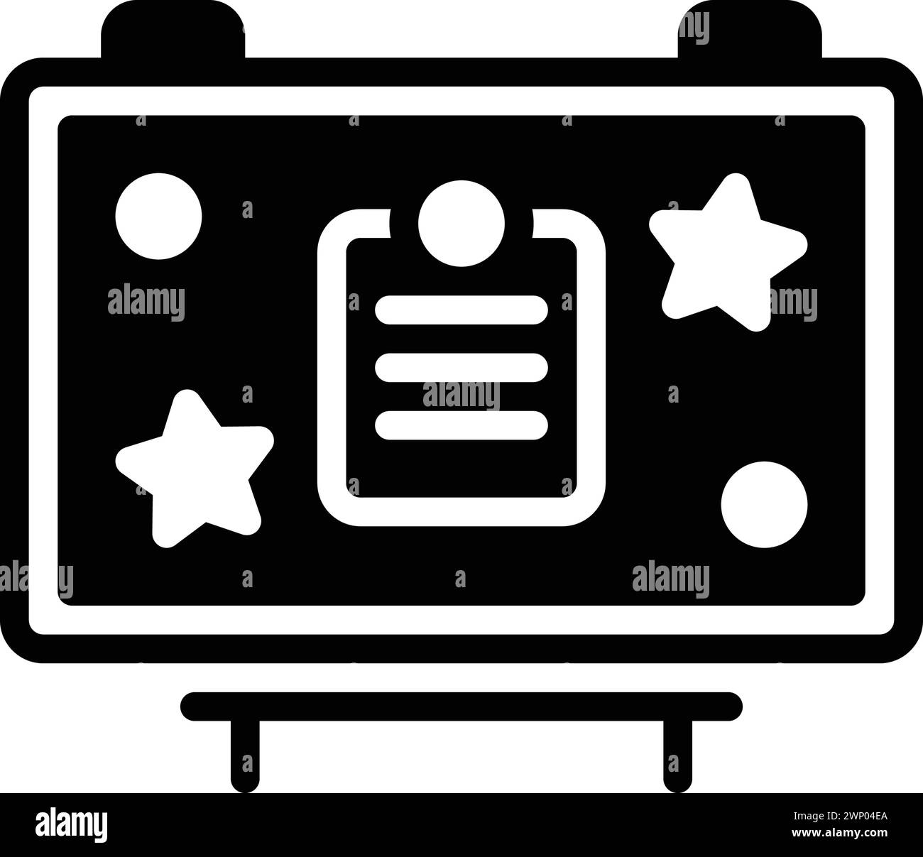 Icon for boards,display Stock Vector Image & Art - Alamy