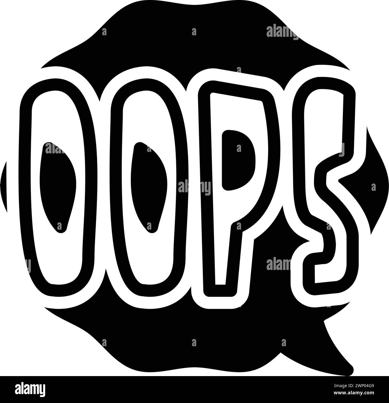 Icon for oops,comic Stock Vector Image & Art - Alamy
