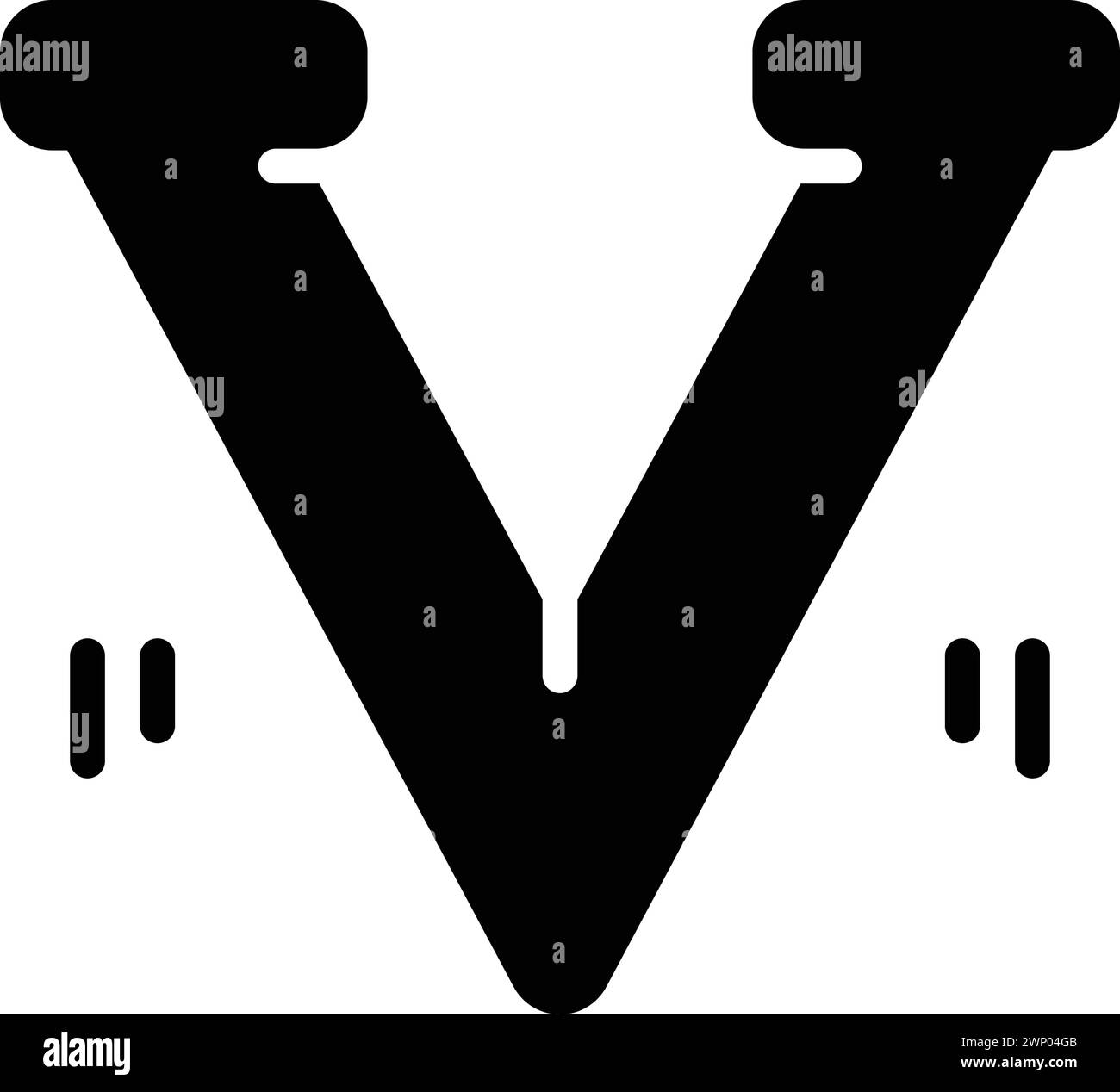 Letter v uppercase Black and White Stock Photos & Images - Alamy