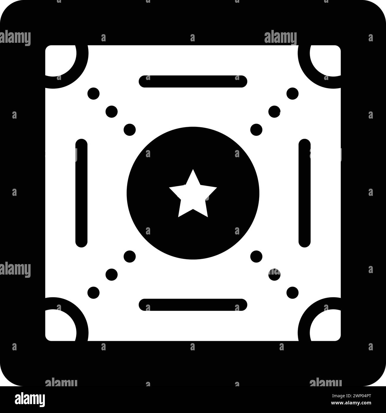 Carrom game Stock Vector Images - Alamy