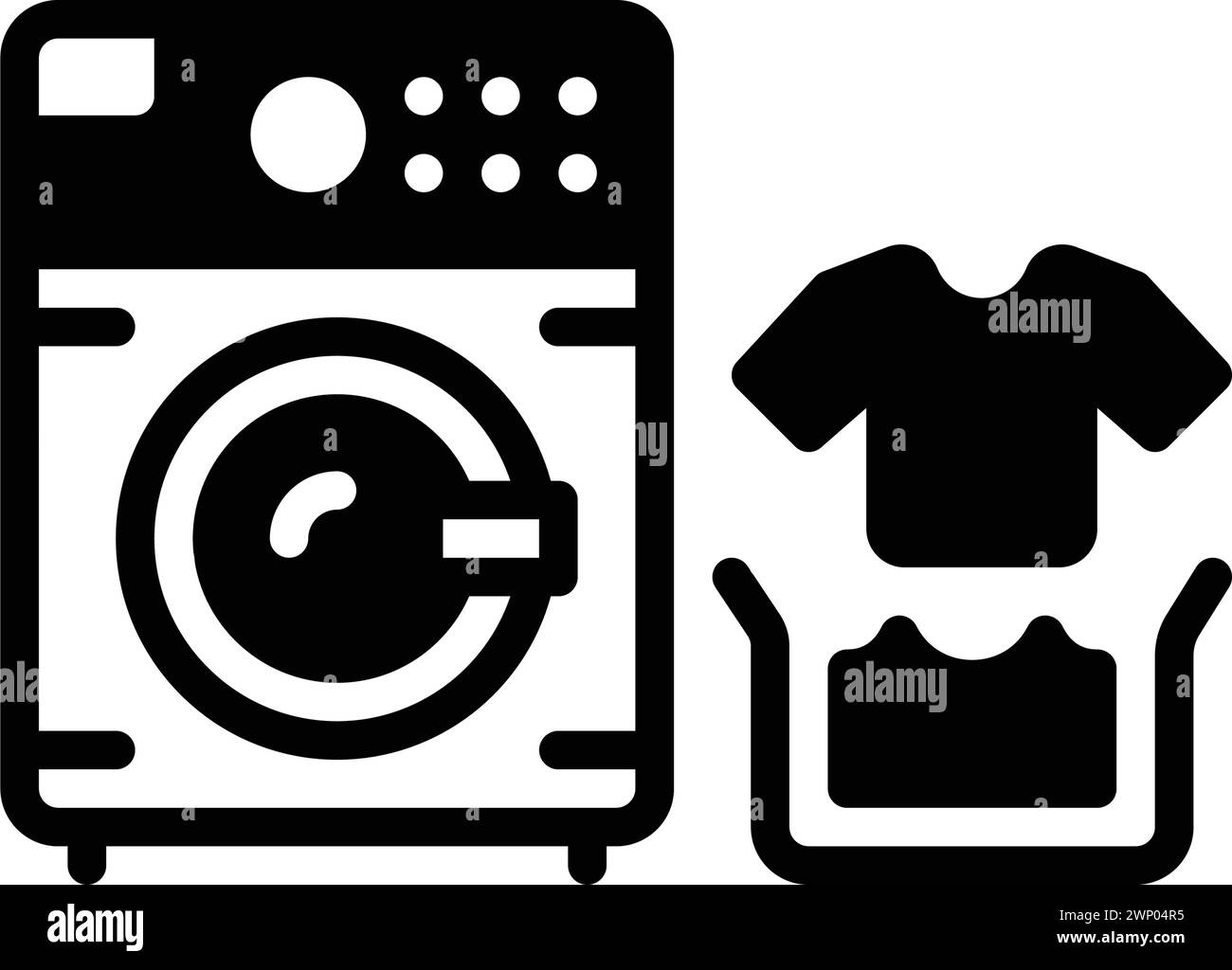 Icon for washing,washing machine Stock Vector Image & Art - Alamy
