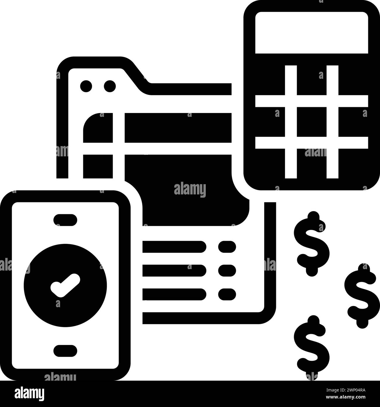 Icon for payable,account Stock Vector Image & Art - Alamy