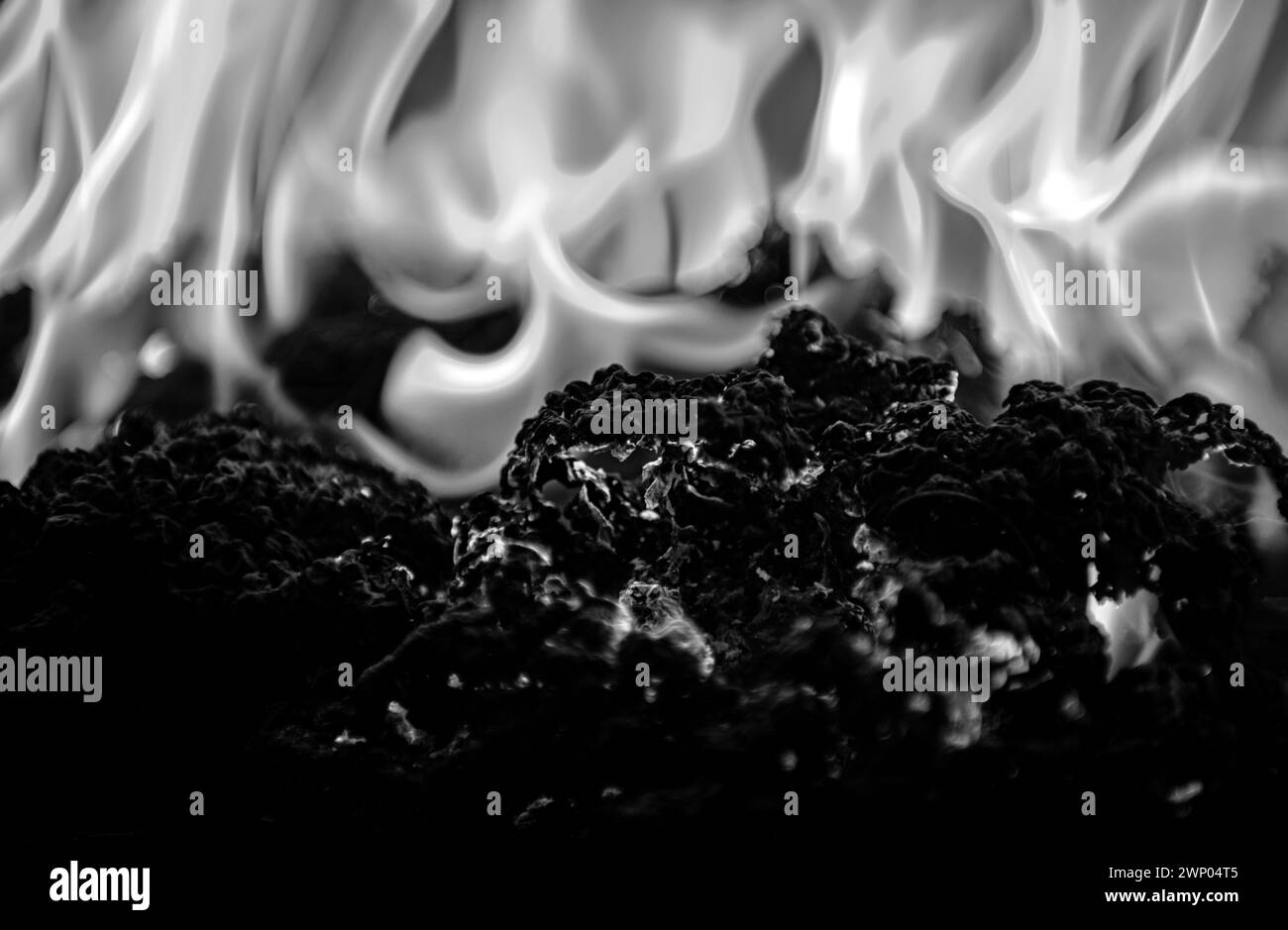 The fire, burning flame. Large burning flaming fire Stock Photo - Alamy