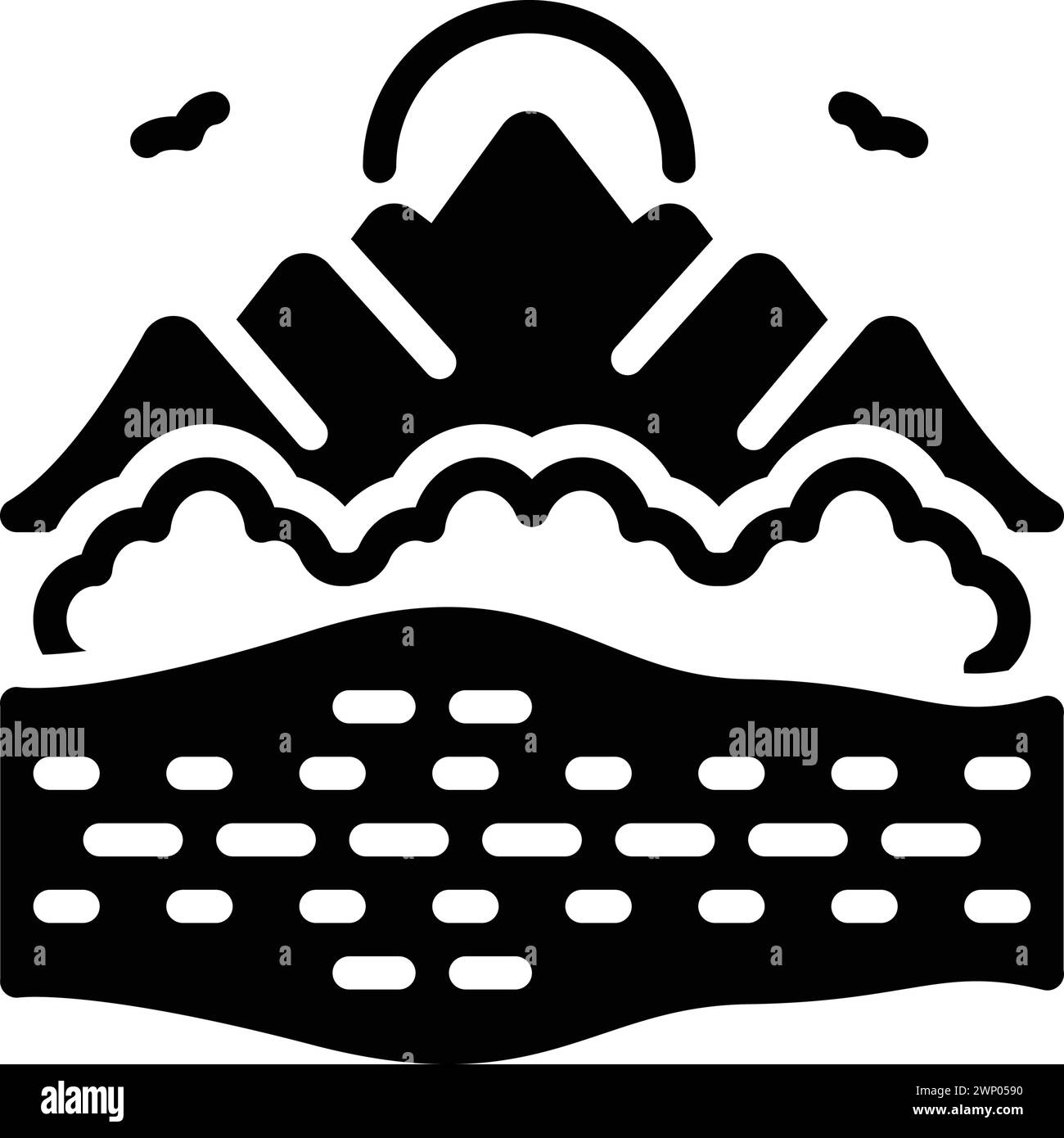 Icon for pond,lake,nature Stock Vector Image & Art - Alamy