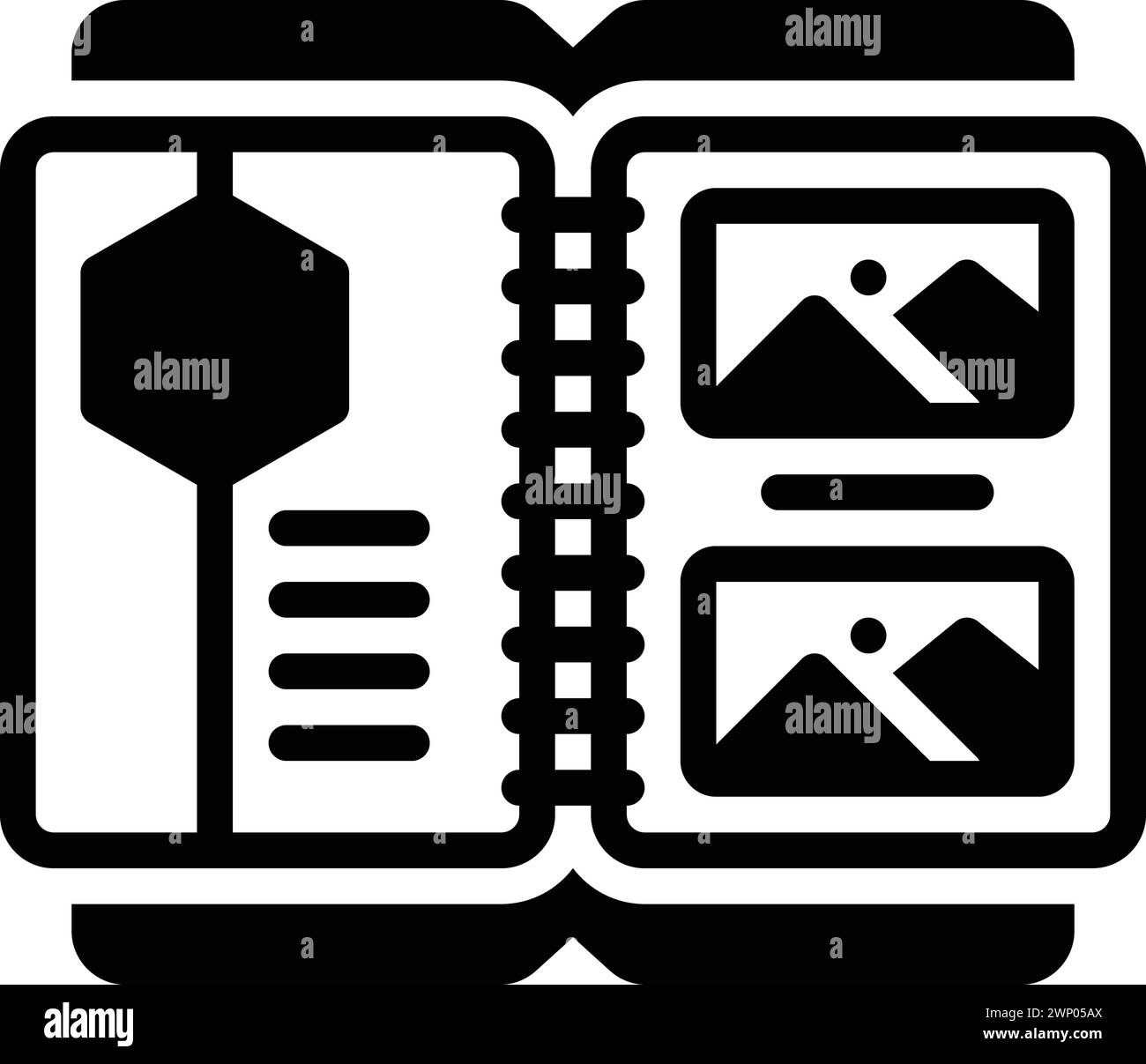 Icon for catalogs,brochure Stock Vector Image & Art - Alamy