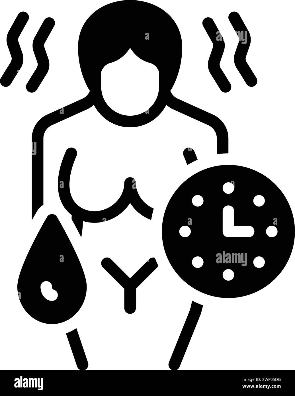 Menstrual cycle Black and White Stock Photos & Images - Alamy