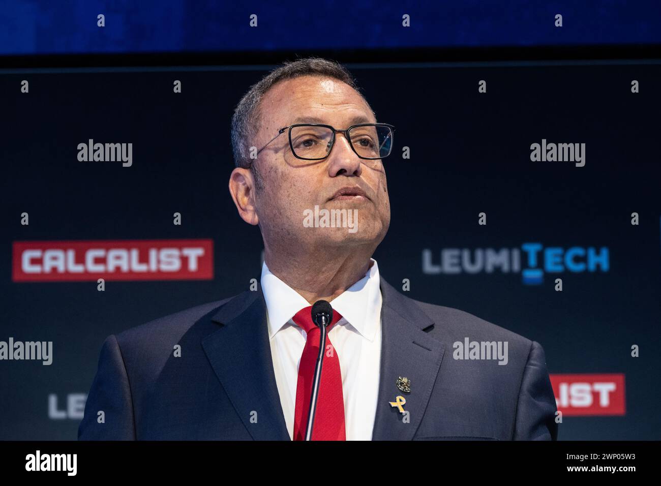 Mayor of Jerusalem Moshe Lion speaks during Mind the Tech NY 2024 ...